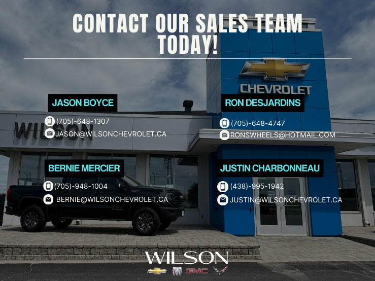 Wilson Chevrolet Buick GMC: New & Used GM Dealer | New Liskeard, ON.