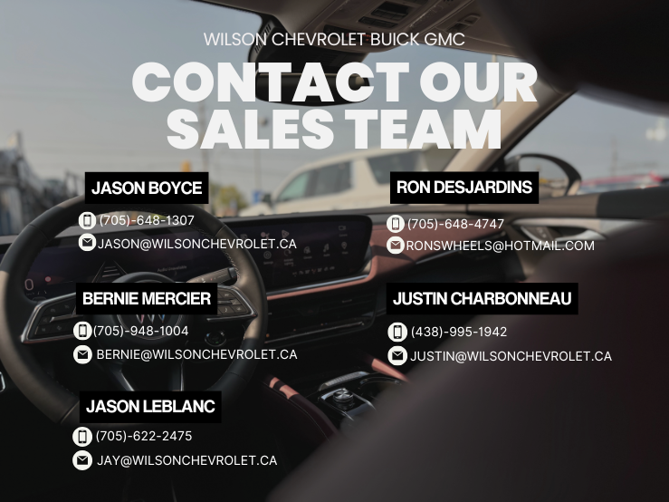 Wilson Chevrolet Buick GMC: New & Used GM Dealer | New Liskeard, ON.